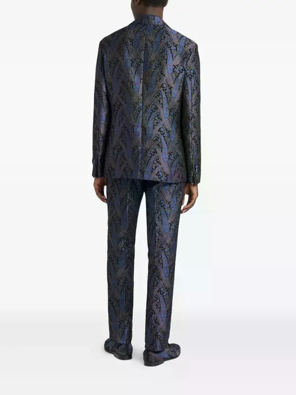 Etro Jacquard Paisley-motif Single-breasted Jacket