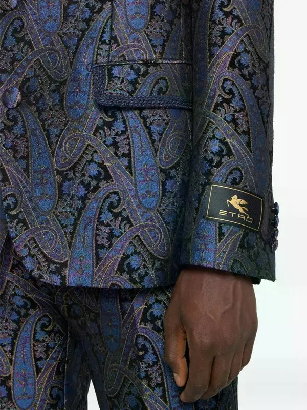 Etro Jacquard Paisley-motif Single-breasted Jacket