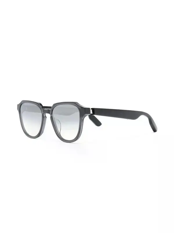 AETHER EYEWEAR Rounded-frame Audio Sunglasses