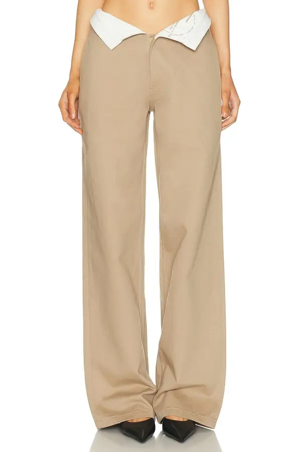 JADE CROPPER Foldover Waist Pant