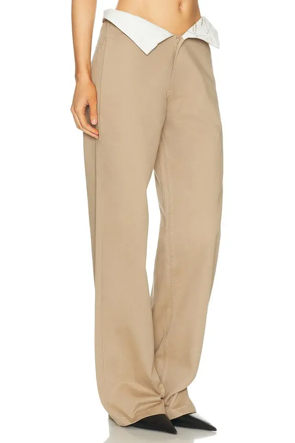 JADE CROPPER Foldover Waist Pant