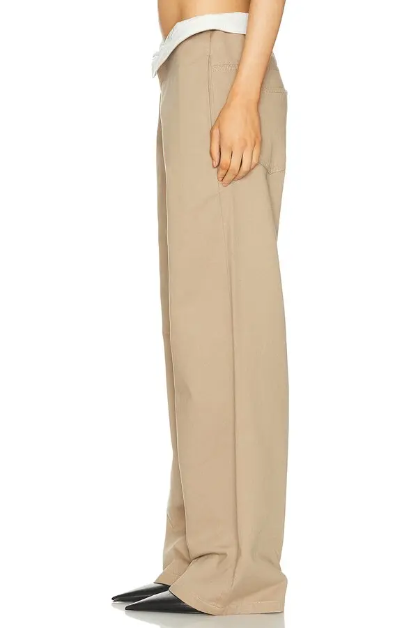 JADE CROPPER Foldover Waist Pant