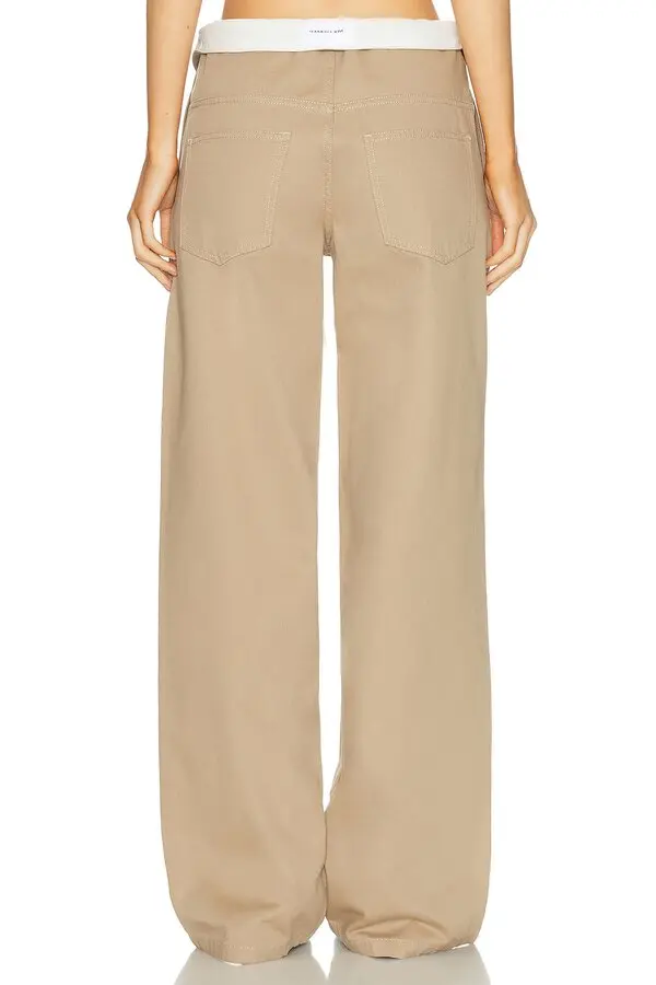 JADE CROPPER Foldover Waist Pant