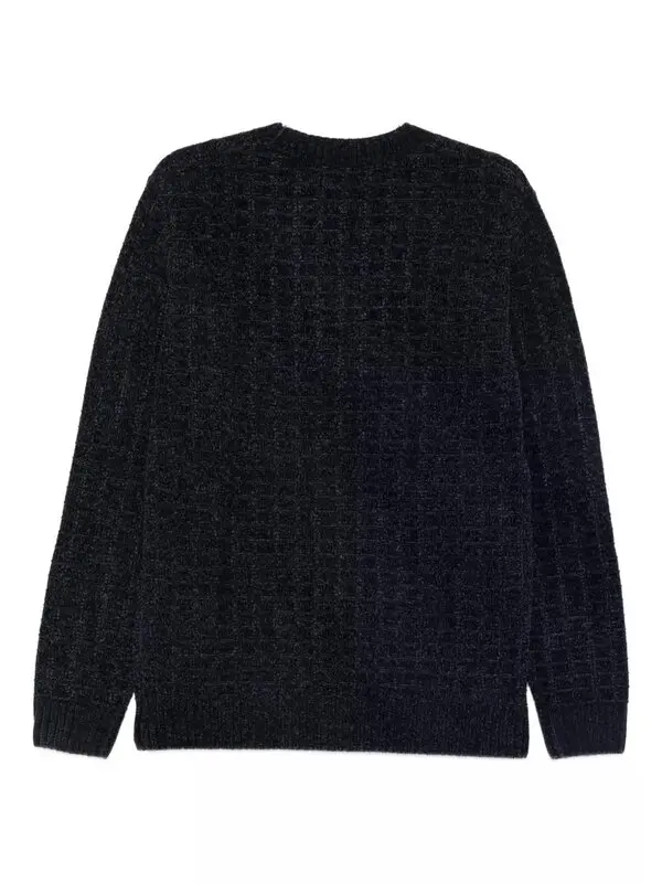 Liu Jo Textured Crew Neck Long Sleeve Pullover