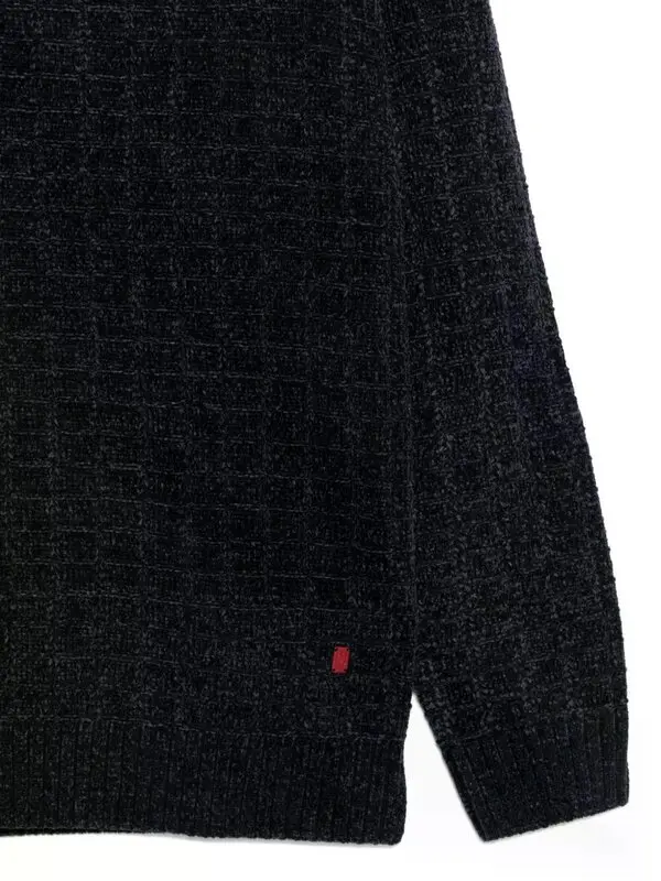 Liu Jo Textured Crew Neck Long Sleeve Pullover
