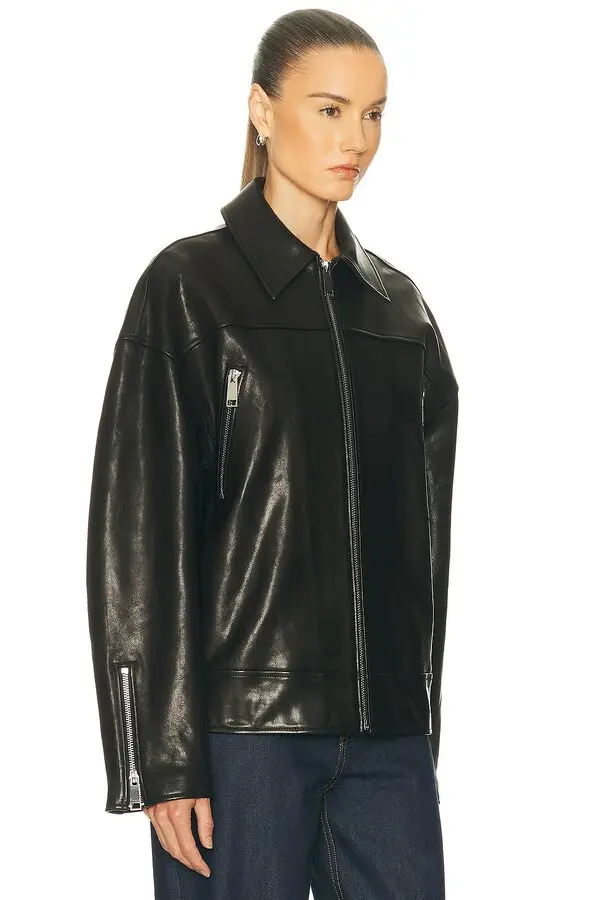 GRLFRND Alek Leather Moto