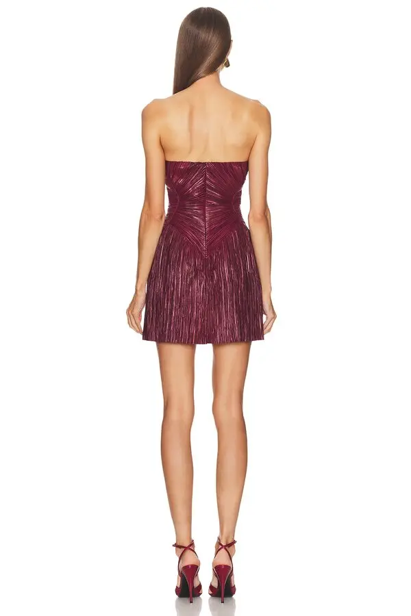 Cult Gaia Nella Mini Dress - Chianti