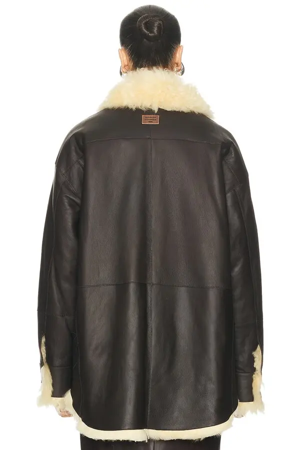 Acne Studios Lessora Leather Jacket