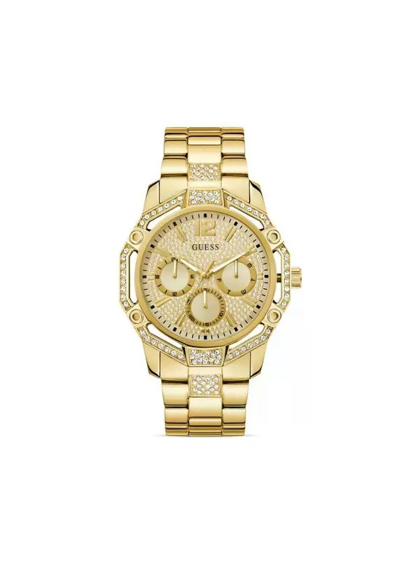Guess Crystal Glitz Timepiece - Gold
