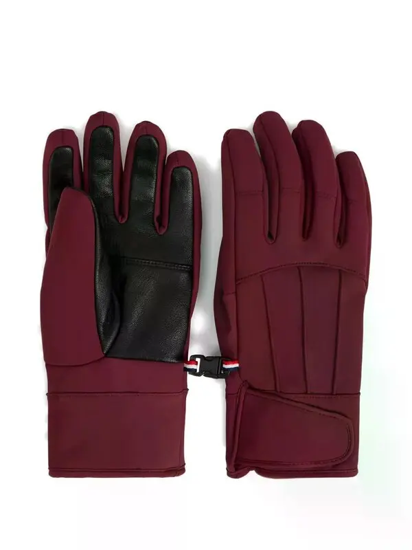 Fusalp Leather Glacier Gloves - Red