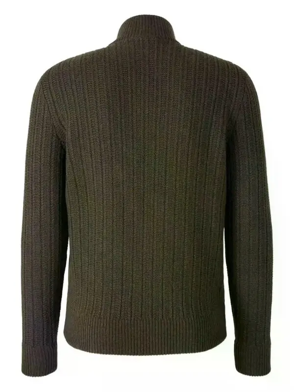 GRAN SASSO Ribbed Wool-cashmere Sweater