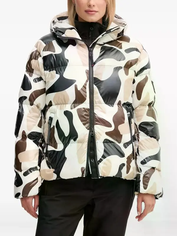 Bogner Vally Camouflage-hooded Jacket - White