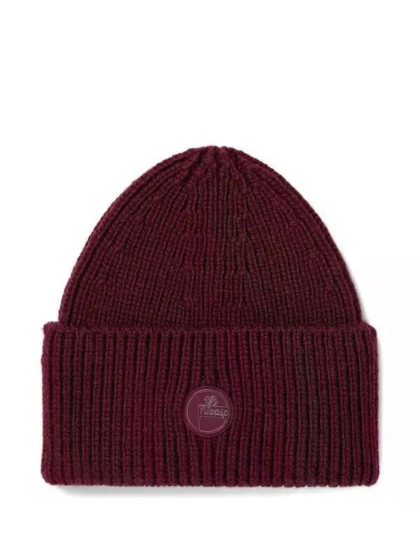 Fusalp Ribbed Logo-badge Beanie - Red