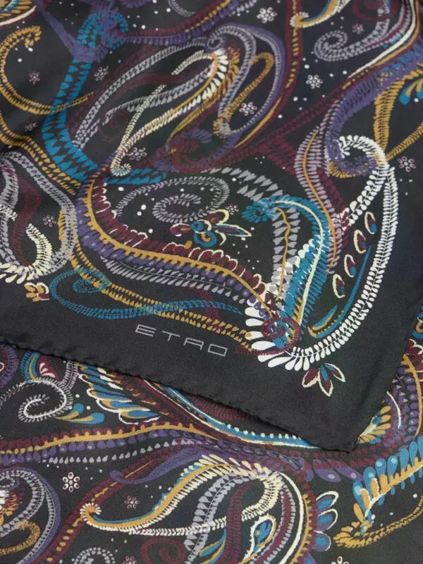 Etro Paisley-print Silk Scarf