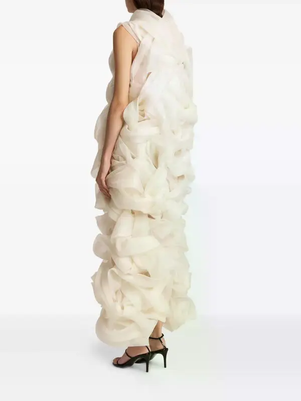 Khaite Welles Ruffled Dress