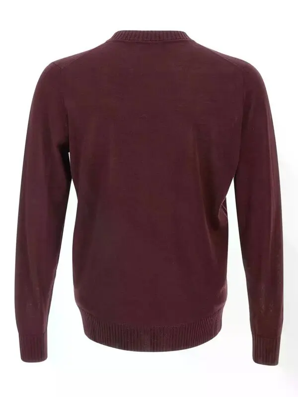 FILIPPO DE LAURENTIIS Ribbed Crew-neck Sweater - Red
