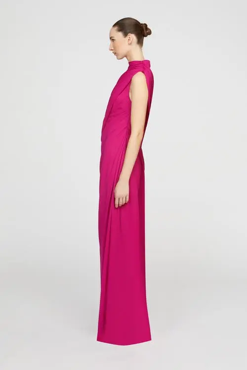 Halston Essia Georgette Gown