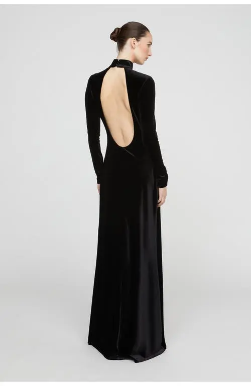 Halston Kaia Velvet Gown