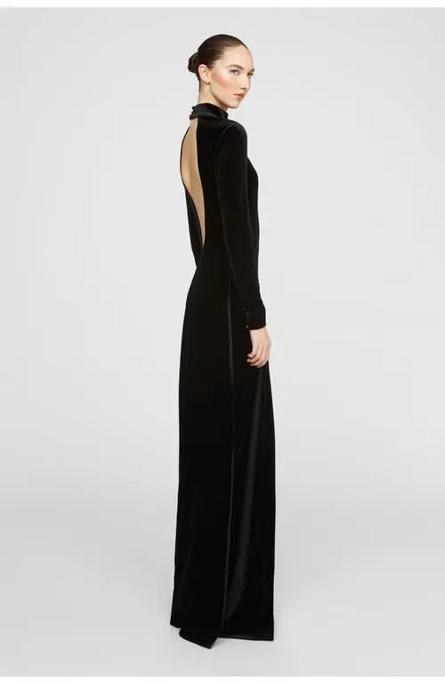 Halston Kaia Velvet Gown