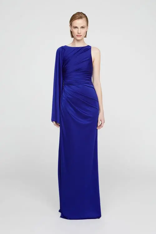 Halston Elysia Jersey Gown