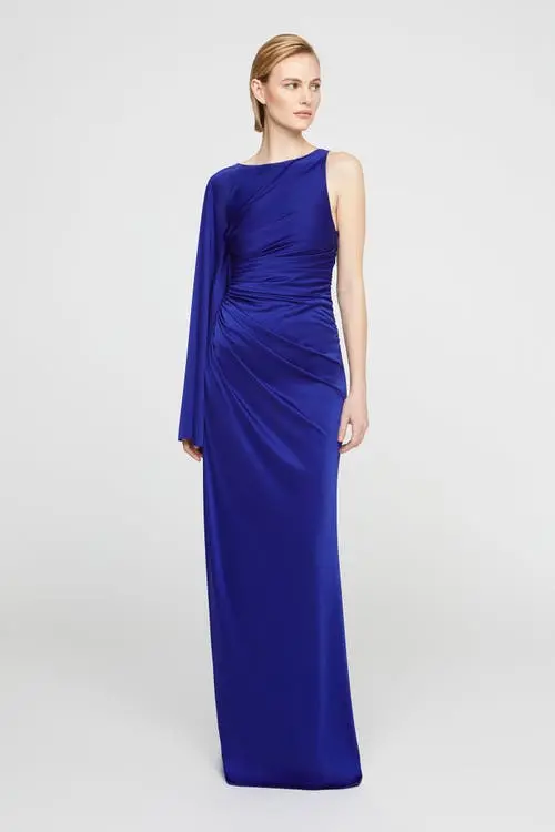 Halston Elysia Jersey Gown