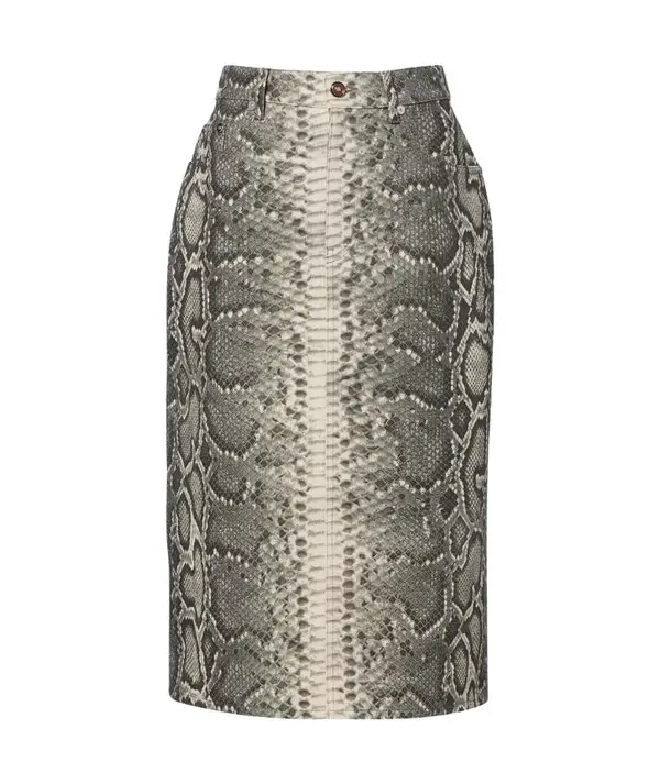 Gabriela Hearst Adalaide Skirt - Greyscale