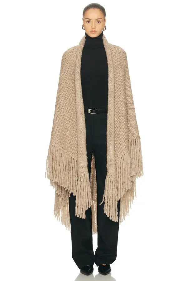 Gabriela Hearst Lauren Wrap - Oatmeal