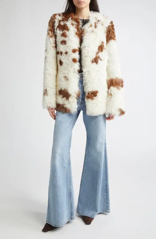 Zimmermann Hypnotic Spot Genuine Shearling Jacket