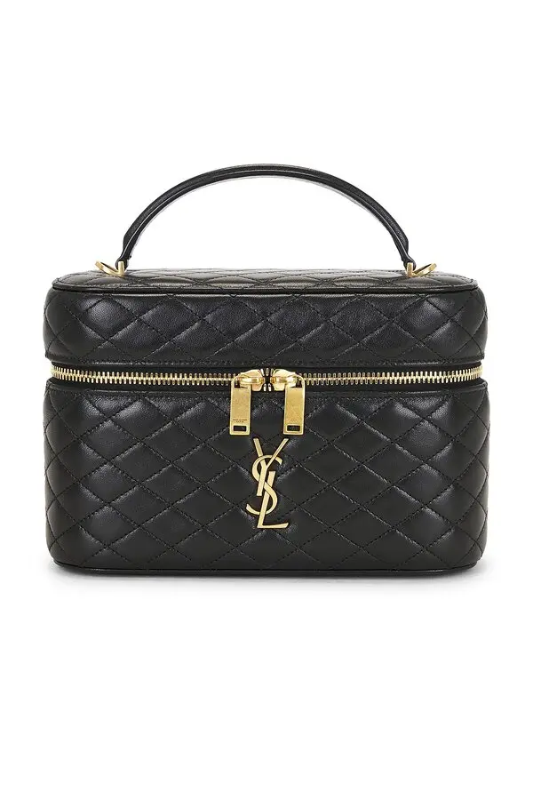 Saint Laurent Large Gaby Vanity Bag - Nero