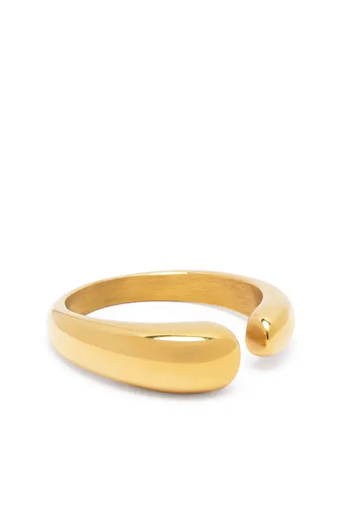 NIALAYA Classic Cuff Ring - Gold