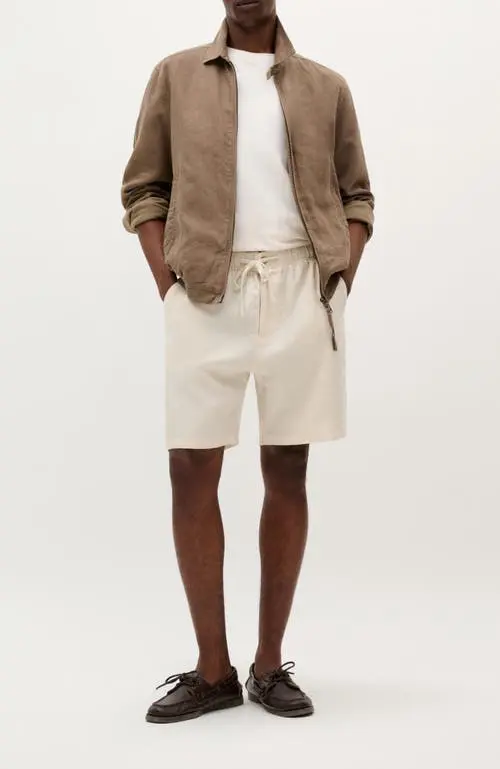 SCALPERS Apolo Linen Bermuda Shorts - Beige