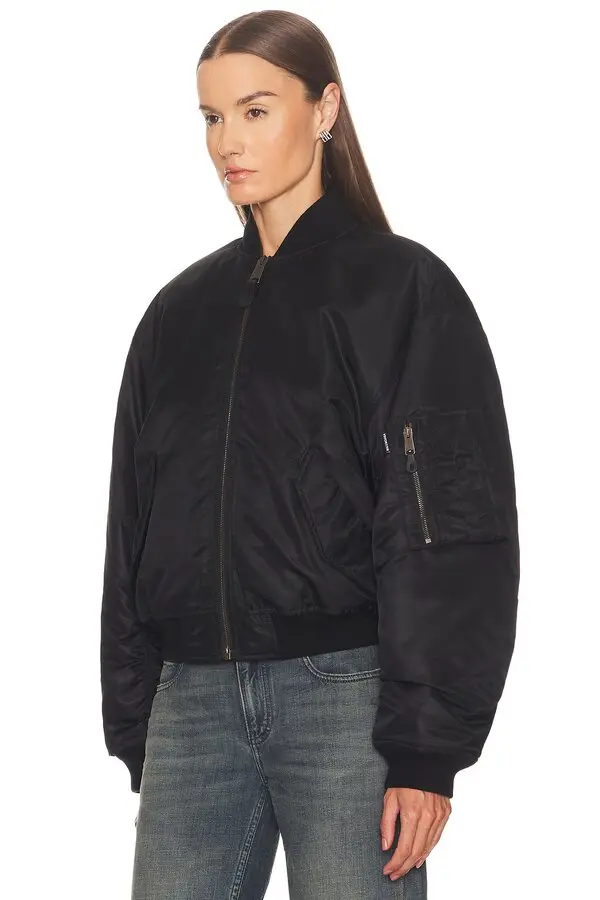 Balenciaga Standard Bomber Jacket - Black