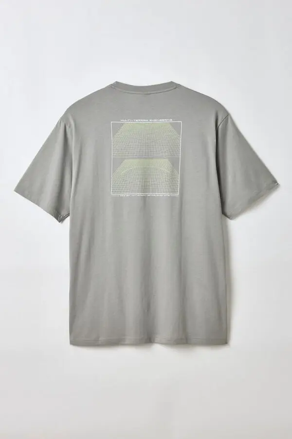 Oakley Liquid Grid Graphic Tee - Grey