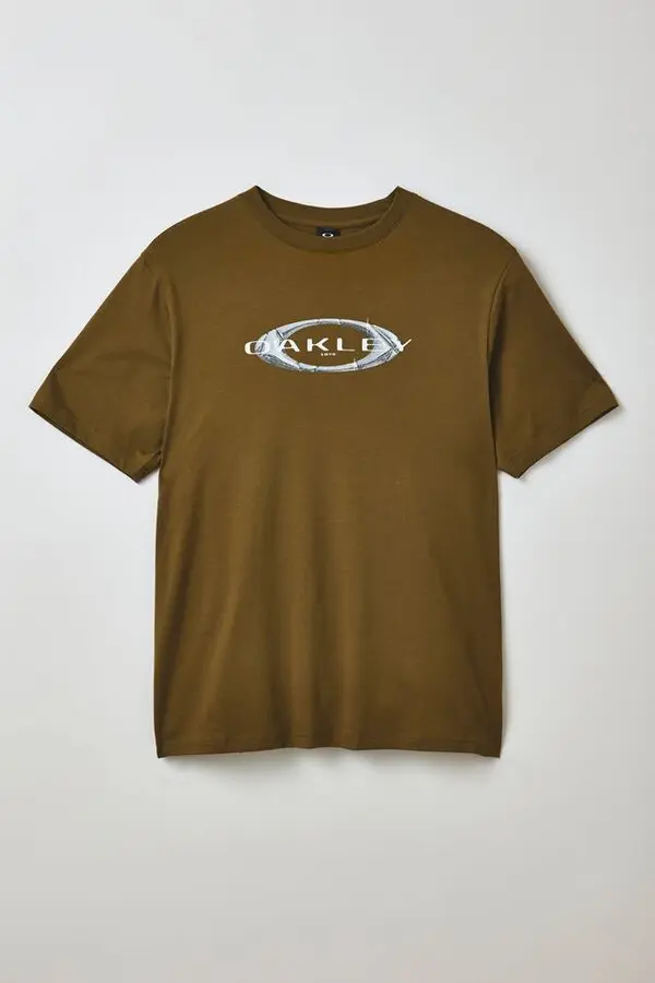 Oakley Segmented Chrome Graphic Tee - Olive