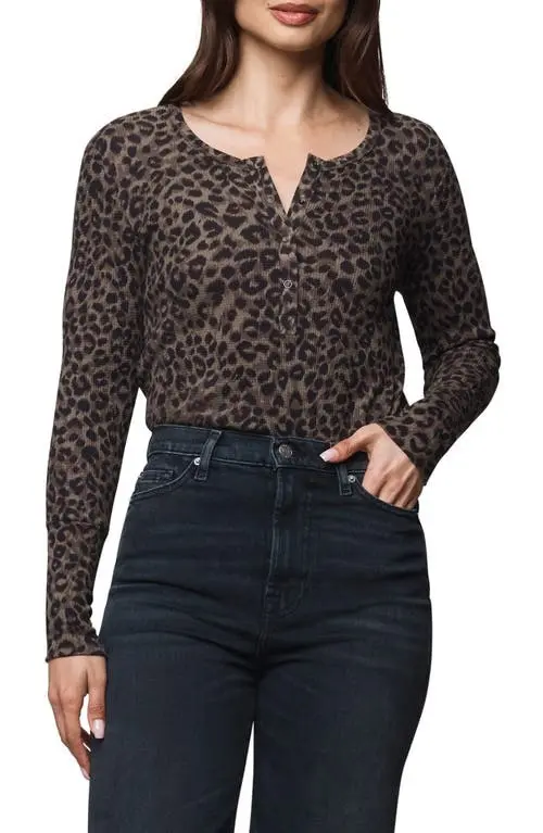 Splendid Forever Leopard Henley