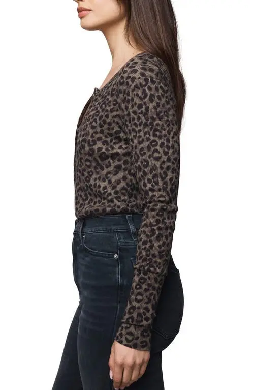 Splendid Forever Leopard Henley