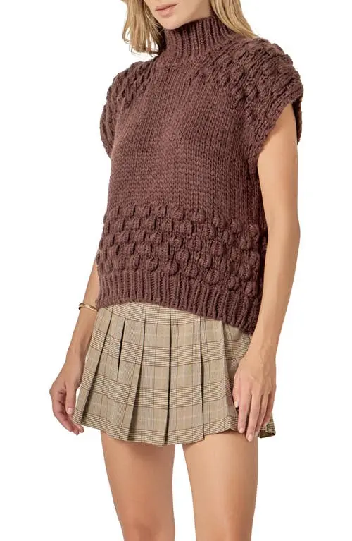 English Factory Bubble Turtleneck Sweater