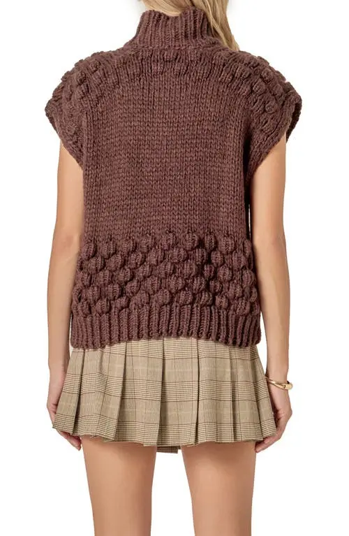 English Factory Bubble Turtleneck Sweater