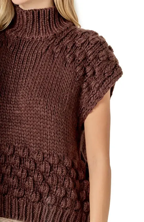 English Factory Bubble Turtleneck Sweater