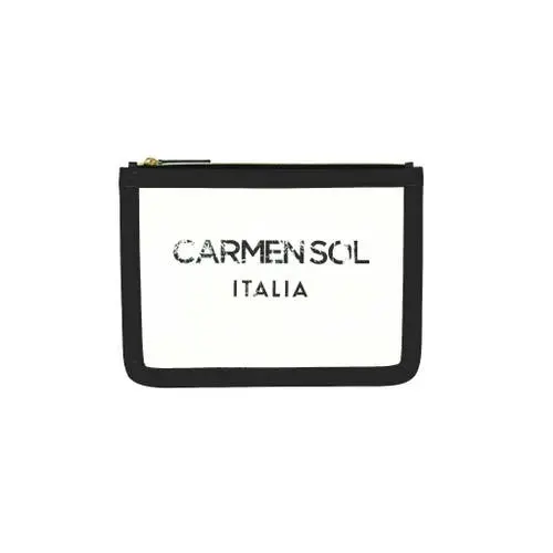 Carmen Sol Firenze Clear Pochette - Black