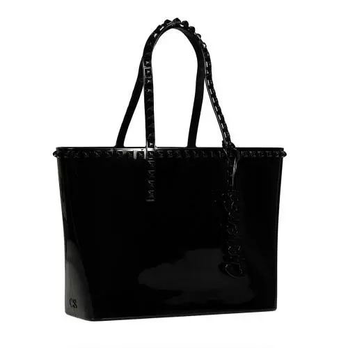 Carmen Sol Seba Studded Jelly Tote Bag - Black