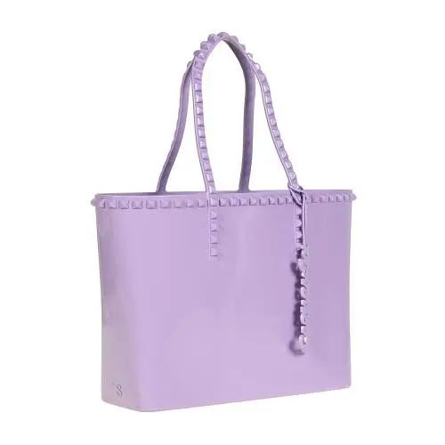 Carmen Sol Seba Studded Jelly Tote Bag - Violet