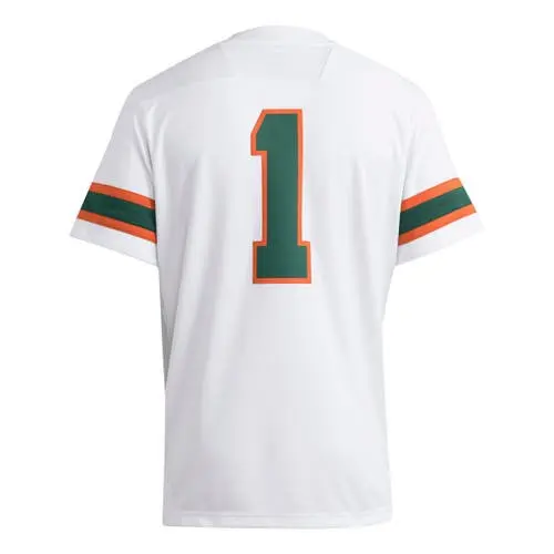Adidas Miami Hurricanes Premier Football Jersey - White