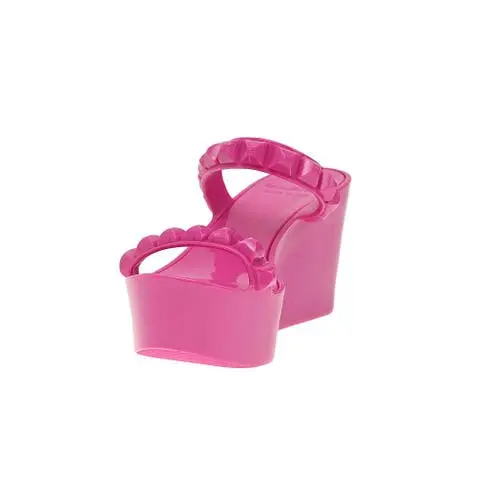 Carmen Sol Tonino Mid Wedge Pump - Fuchsia