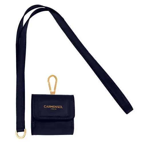 Carmen Sol Tommy Airpod Belt Bag - Navy Blue