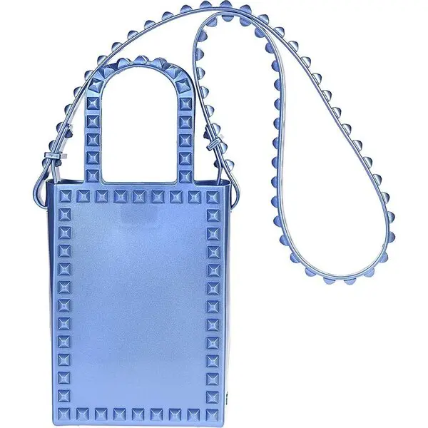 Carmen Sol Alice 2 Baby Tote Bag - Baby Blue Metallic