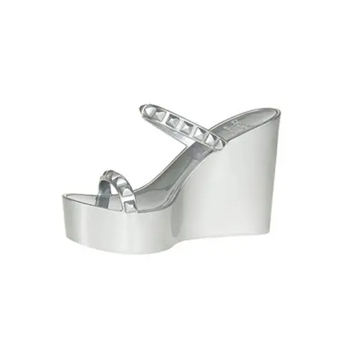 Carmen Sol Tonino Jelly Pumps - Silver