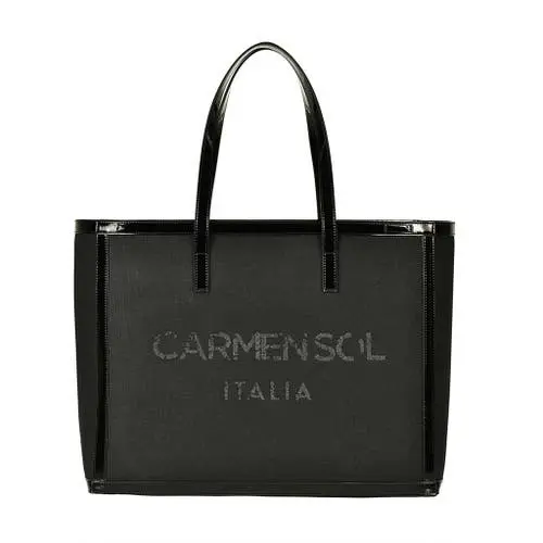 Carmen Sol Roma Tote Bag - Black