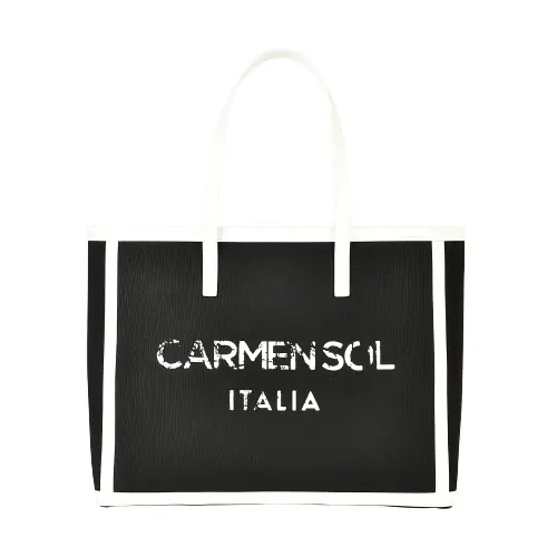 Carmen Sol Roma Tote Bag - White