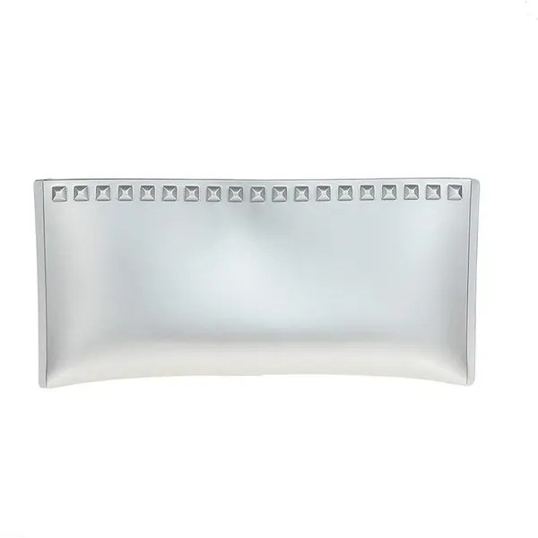 Carmen Sol Julian Studded Jelly Clutch - Silver
